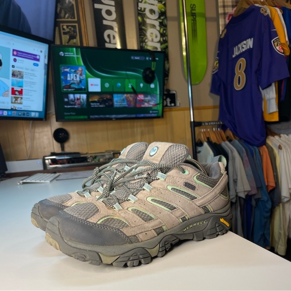 Shoes | Merrell Select Dry Vibram Womens Hiking Greyblue Shoes Womans ...